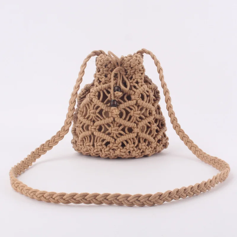 New Handmade Woven Cotton Thread Retro Ethnic Style Grass Woven Forest ...