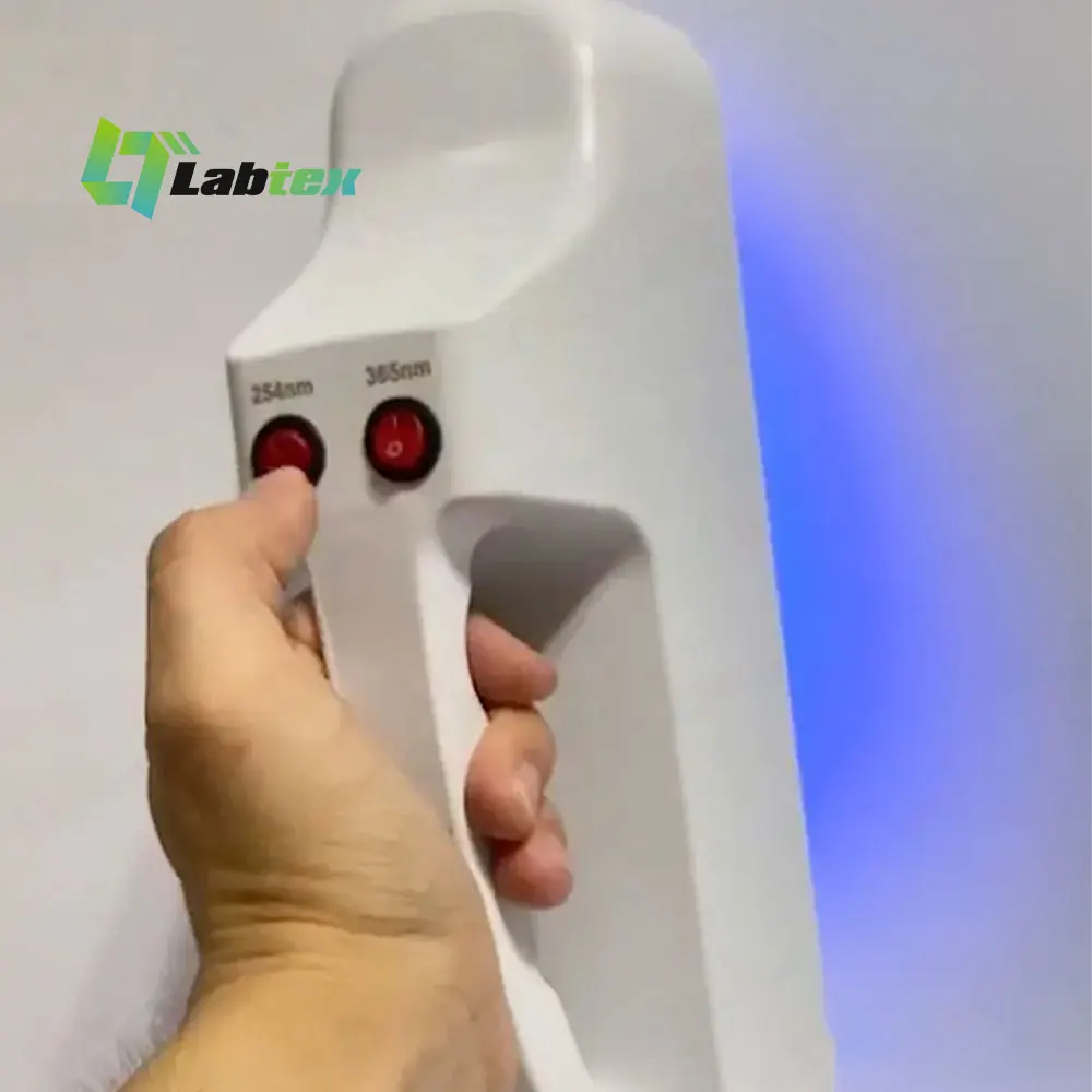 LABTEX UV-II Portable Transilluminator Laboratory Handheld Gel UV Lamp ...