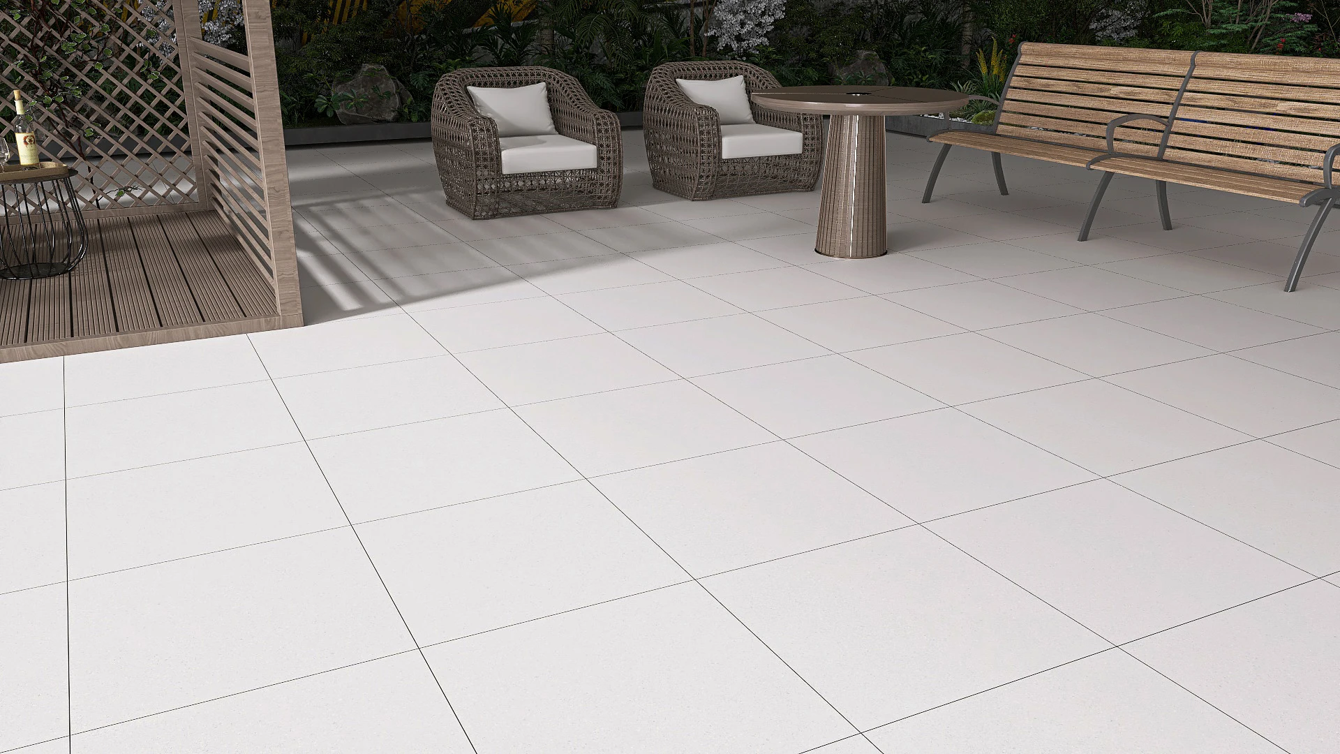 600x600 Full Body 2cm Thick Non-slip R11 Surface Exterior Porcelain ...