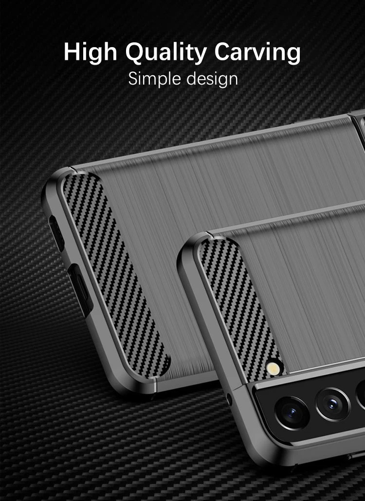 Carbon Fiber Case Slim Thin Soft Silicone Flexible Tpu Rubber Skin Anti-scratch Shockproof ...