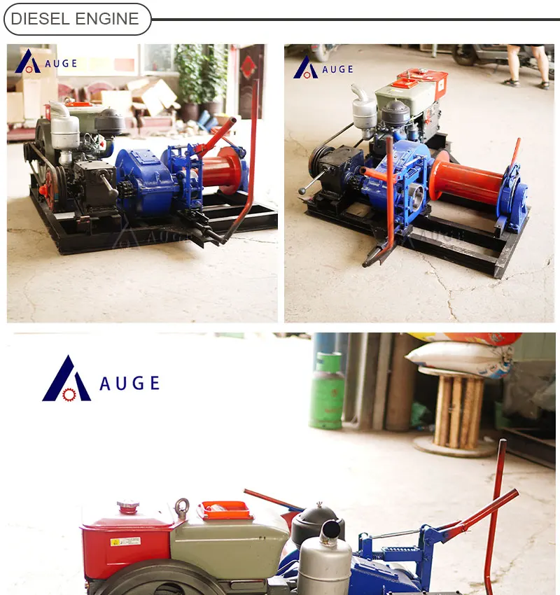 Portable 5 Ton Hydraulic Winch for Car Boat Anchors 10T Capstan Wire ...