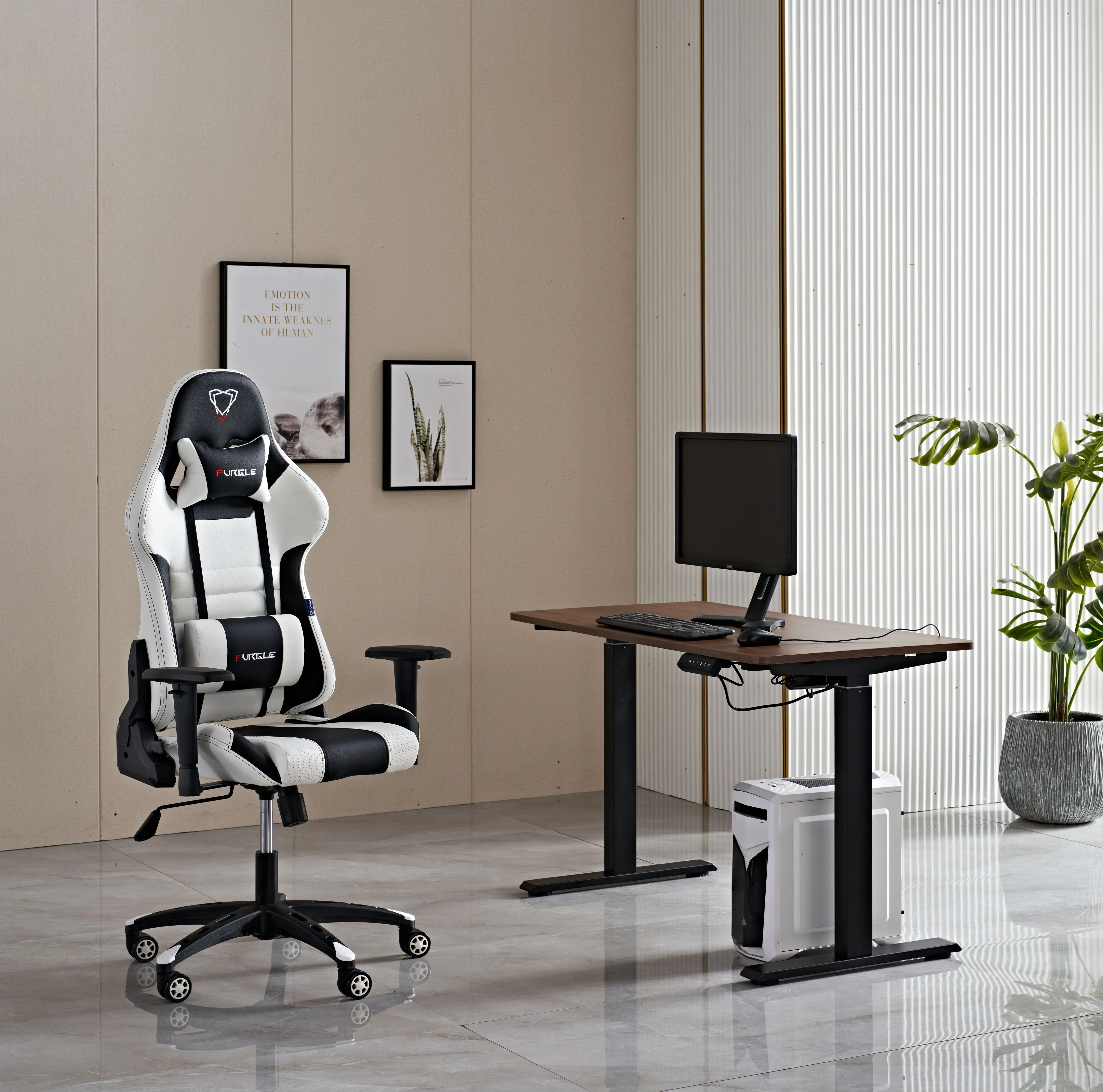 Pc Computer Reclining Leather Silla Cadeira Game Gamer Chair Drop ...