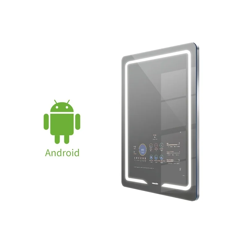 Best Price Smart Mirror Tv Bathroom Use Waterproof 60x80cm Size Touch ...