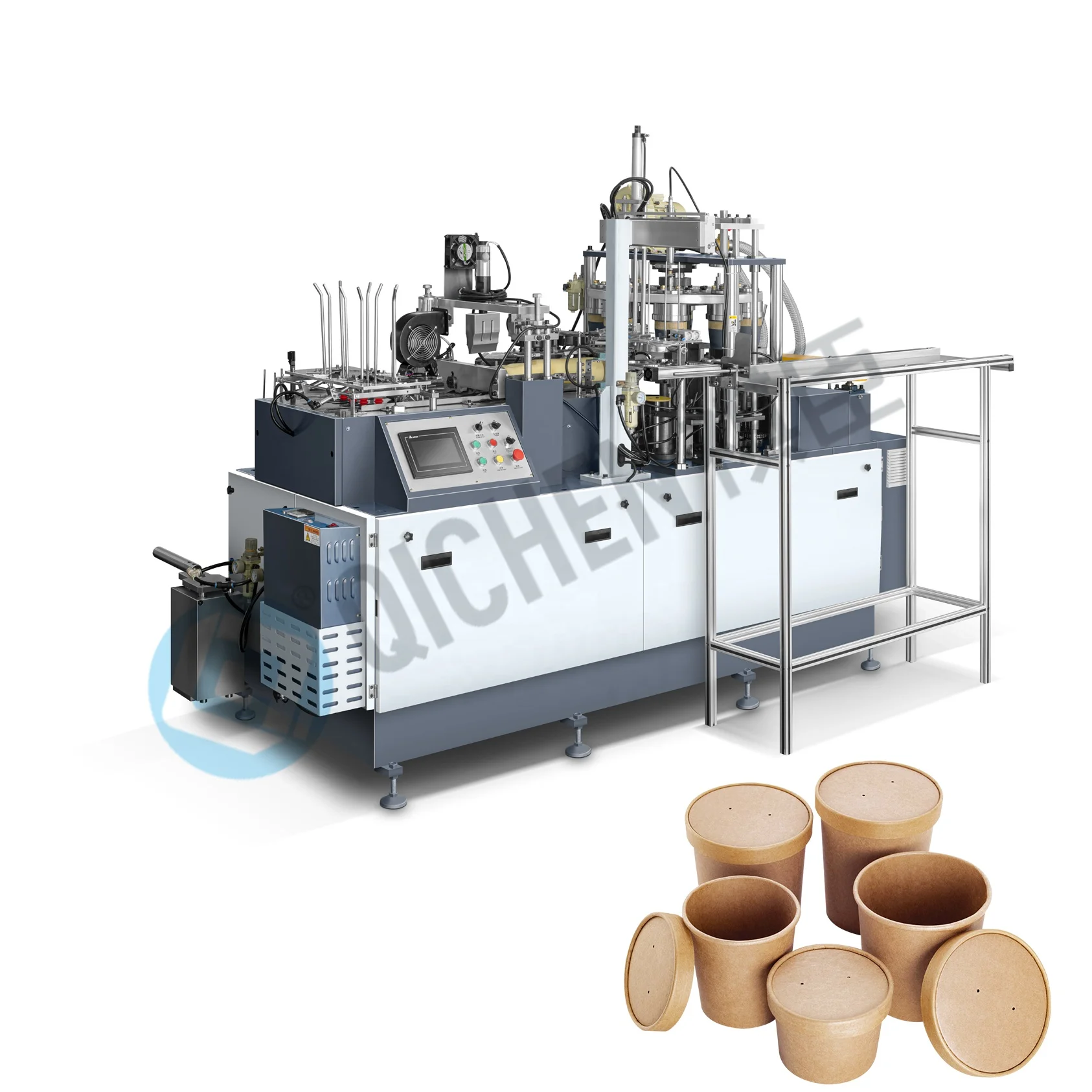 QICHEN DP35 Paper Bowl Maker for Startups Paper Bowl Making Machines ...