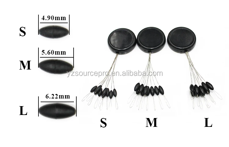 Fishing Bobber Stopper Float Line Olive Shape Stoppers