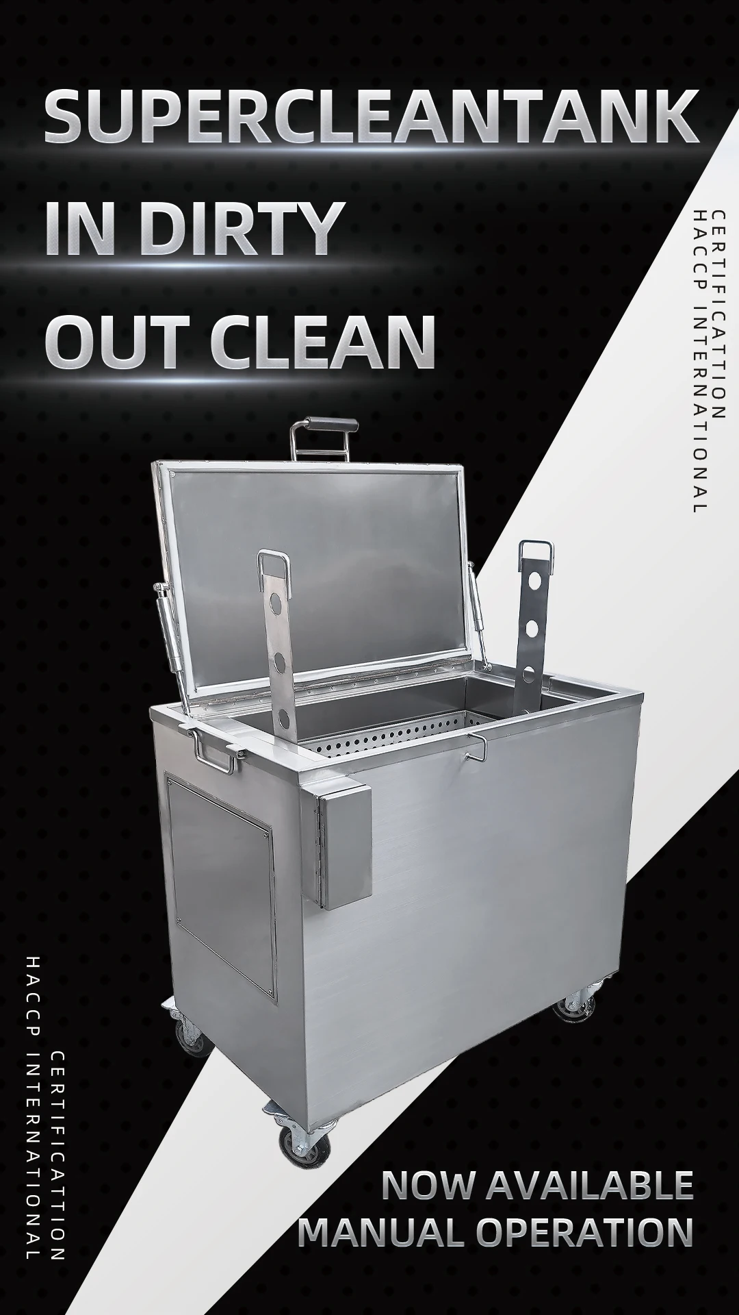 Heating Tank Degreasing Cleaning Dishes Kitchen Baking Tray Soaking Tank