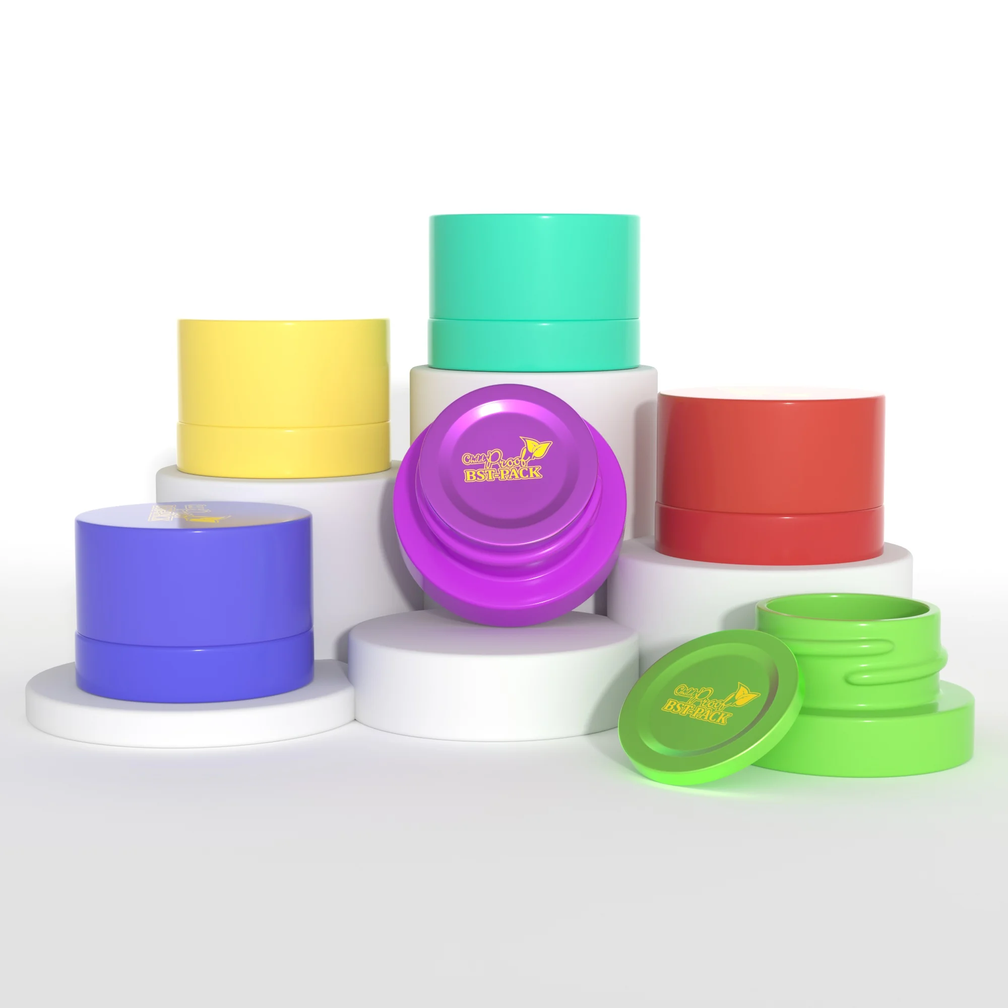 Wholesale Bulk Prices 3ml 5ml 7ml 9ml Wax Oil Crumble Storage Child ...