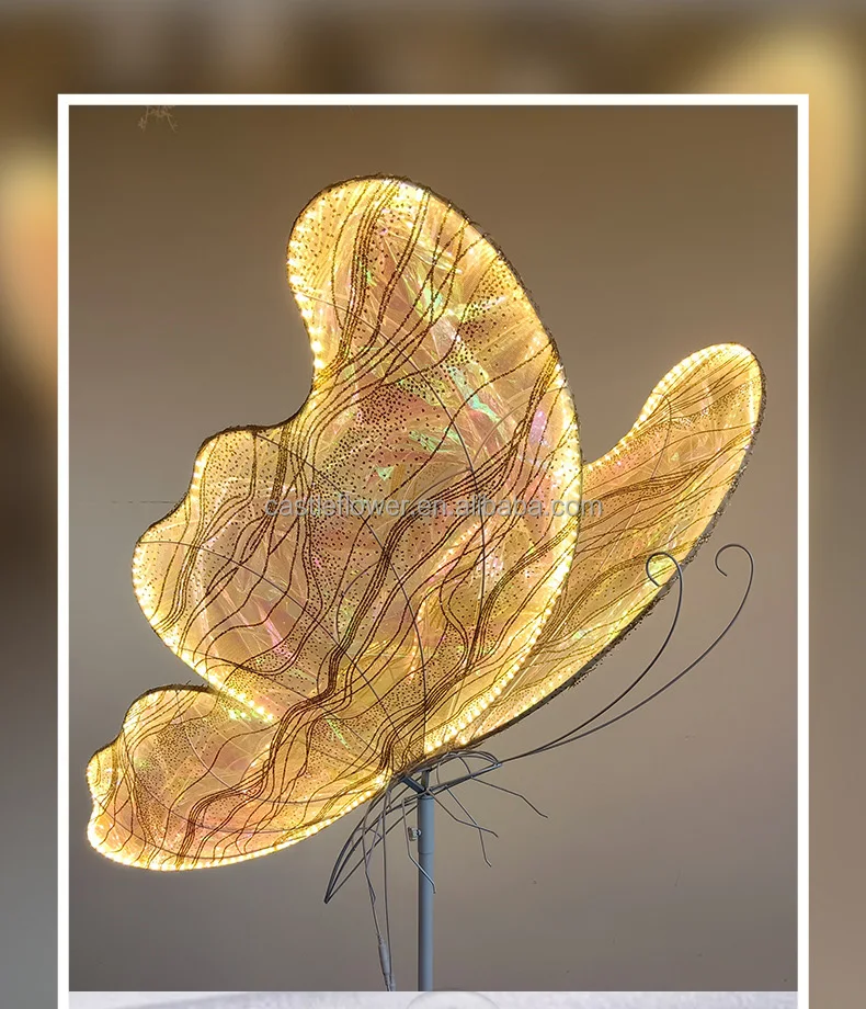 O-B001 Wedding Props Light up Butterfly Wings Road Lead Stage ...