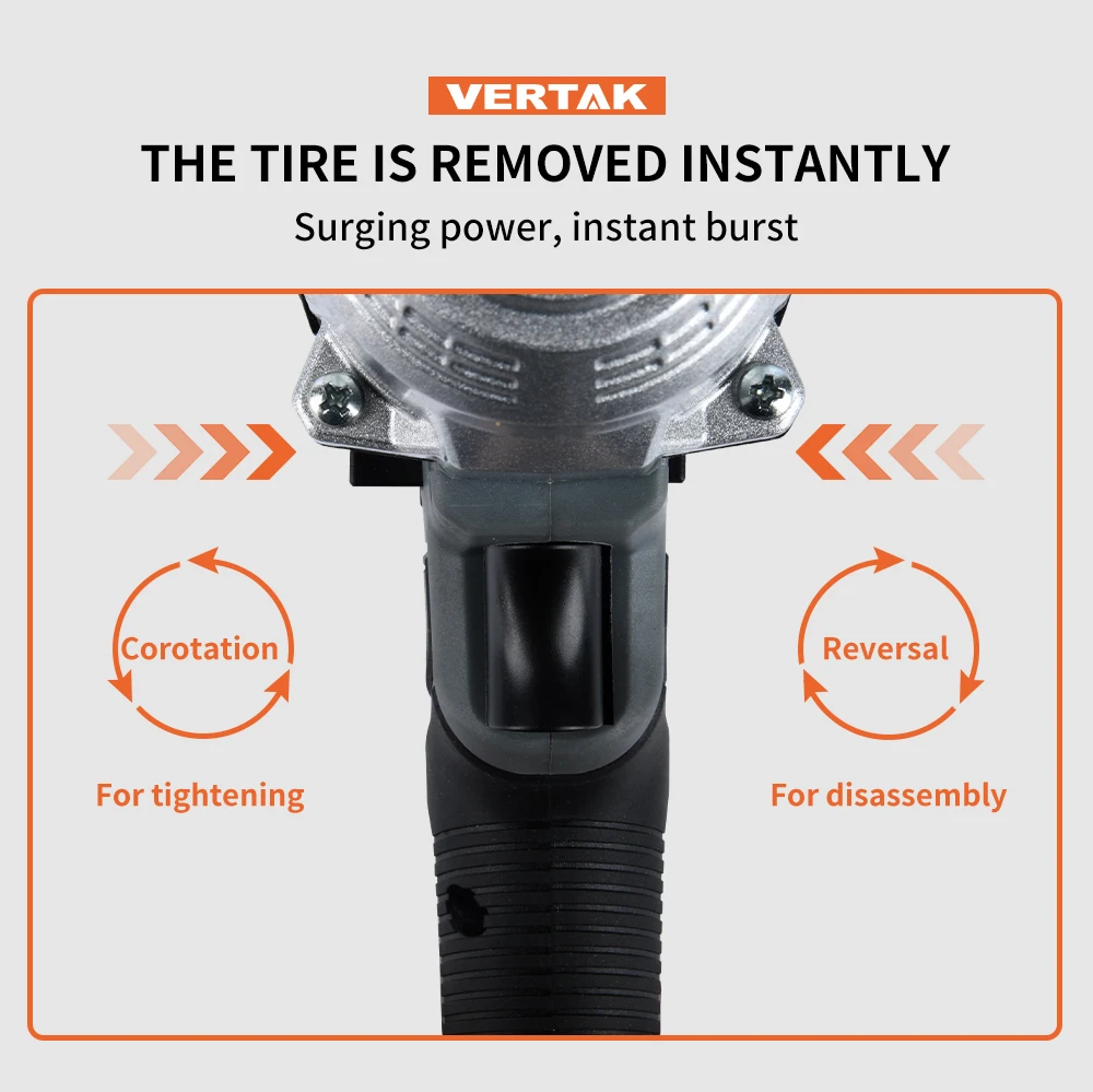 Vertak Electric Impact Wrench Set Handheld Torque Wrench With Strong ...