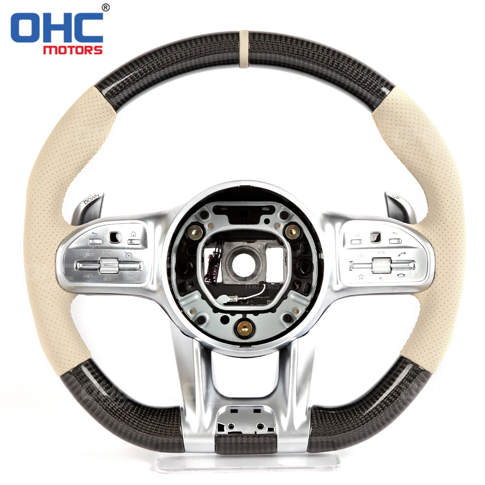Carbon Fiber Steering Wheel For Mercedes Benz S Class W221 Vito G Wagon ...