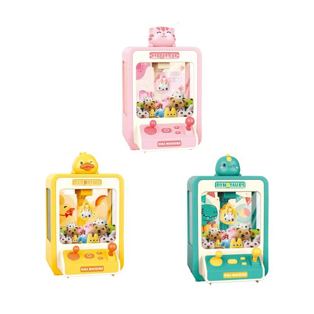Mini Claw Machine Kit Cute Kids Game Toy With Light Sound Custom Claw ...