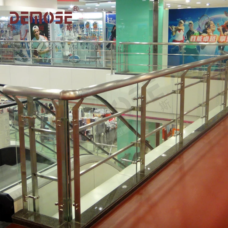 Parapet Side Mount Railing Design Handrail Railings Glass Handrail ...