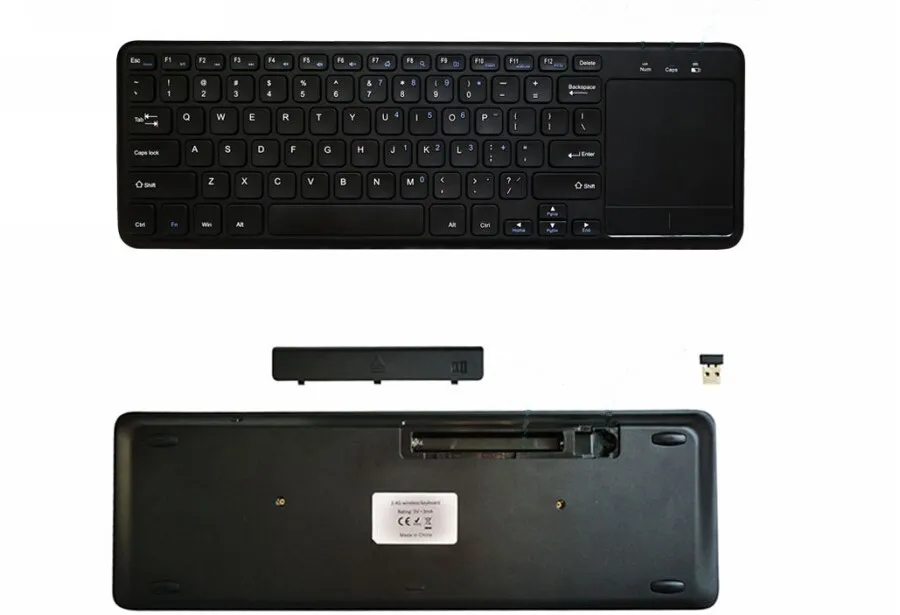 Wireless Backlit Keyboard with Touchpad Mouse Combo - 2.4GHz Wireless ...
