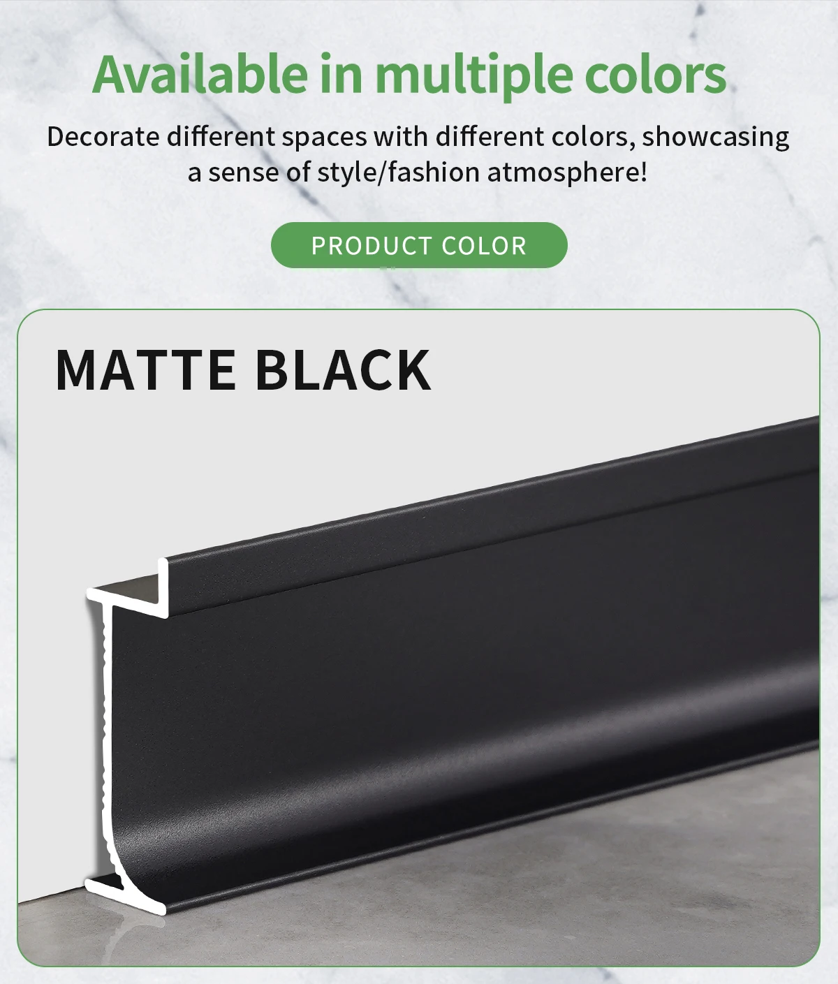 Embedded Skirting Wire Aluminum Alloy Invisible Concealed Wall ...
