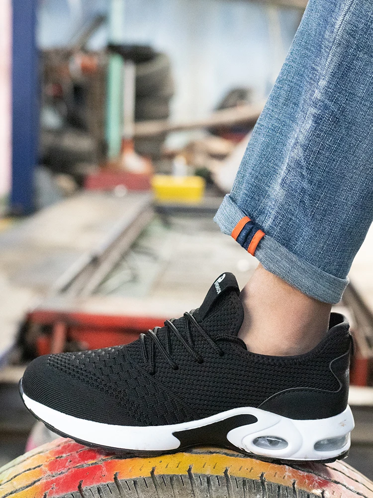 Non-slip Anti-smash Anti-stab Unisex Work Shoes Men Indestructible ...