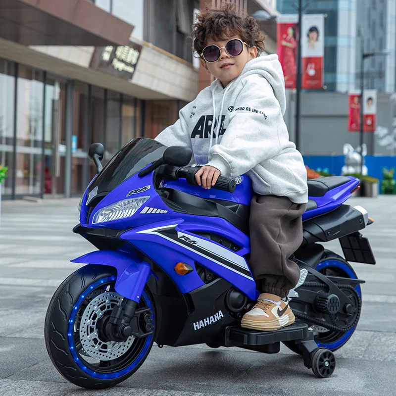 Kids Electric Racing Motorcycle - Ride in Fun & Safety