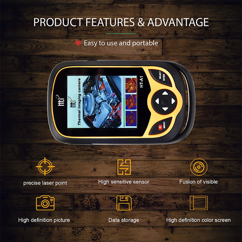 HTI HT-A2 Mini Mobile Phone Infrared IR Digital Display Detector