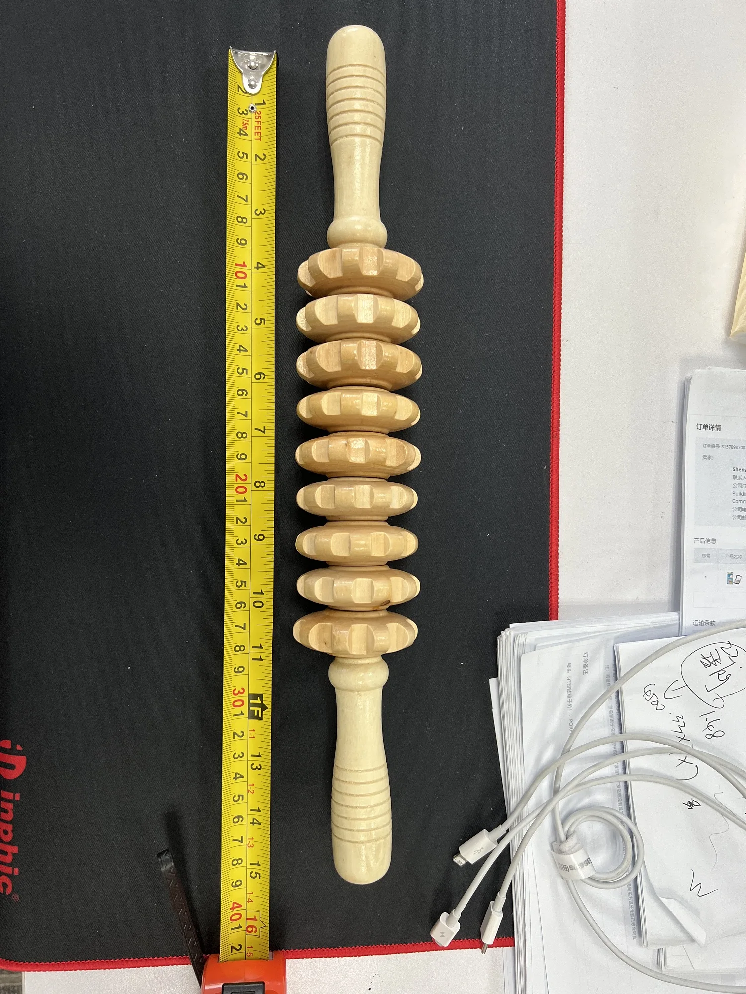 Curved Designed Colombian Wood Guasha Set Massager For Lymphatic ...