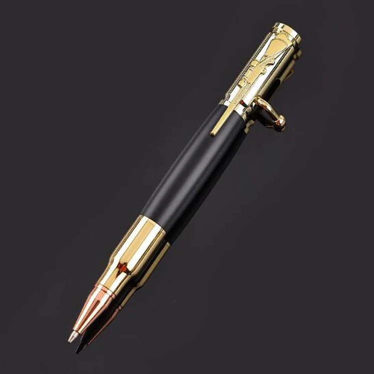 NM-016 Bullet Shaped Bolt Action Tactical Pen - Metal Luxury