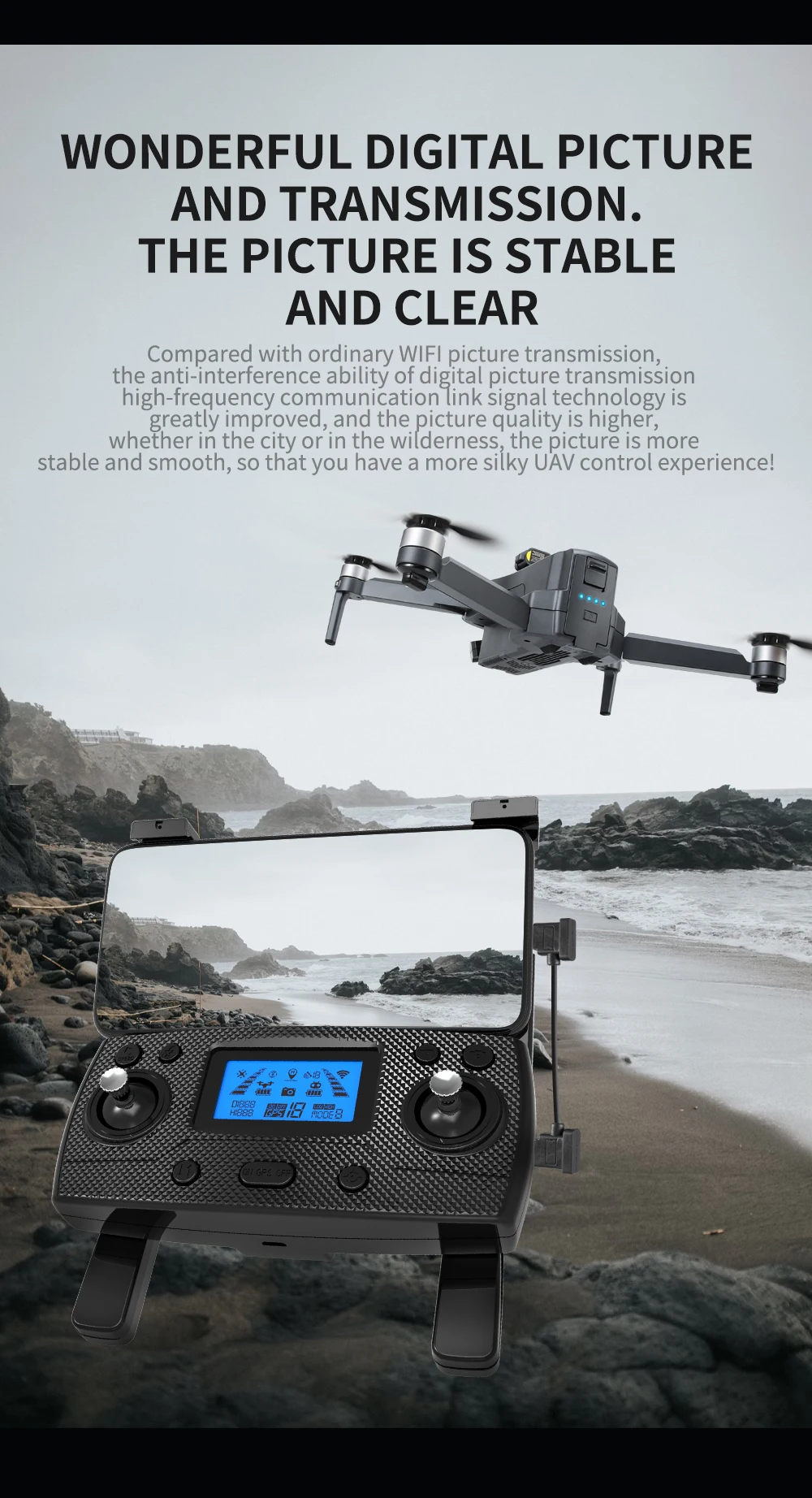 Digital Image Transmission Uav Mapping Drone with Obstacle Avoidance ...