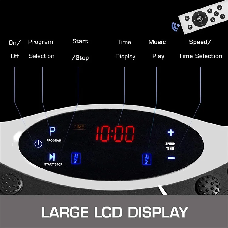 LED Screen Foot Shaker Vibration Machine Body Vibration Platform ...