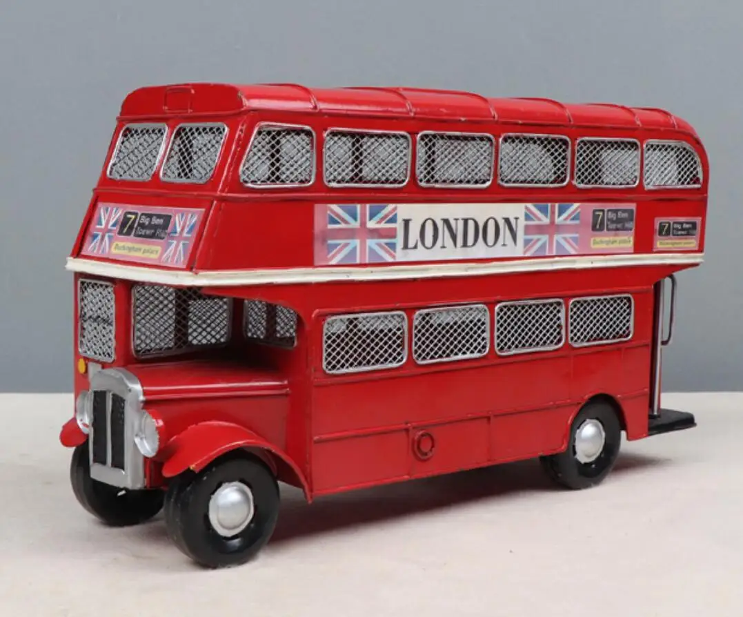 Double-decker London Tour Bus Bricks Diy Vintage Bus Building Brick ...