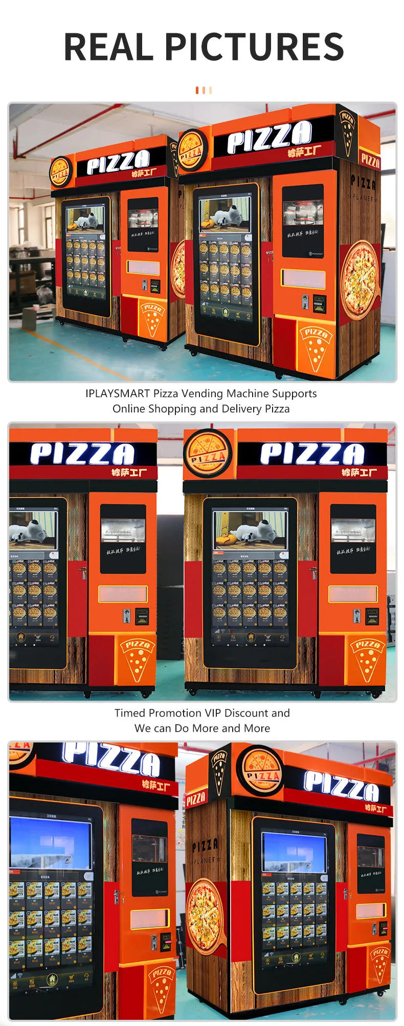 Outdoor Business Self-service Hot Food Distributeur Automatique De ...