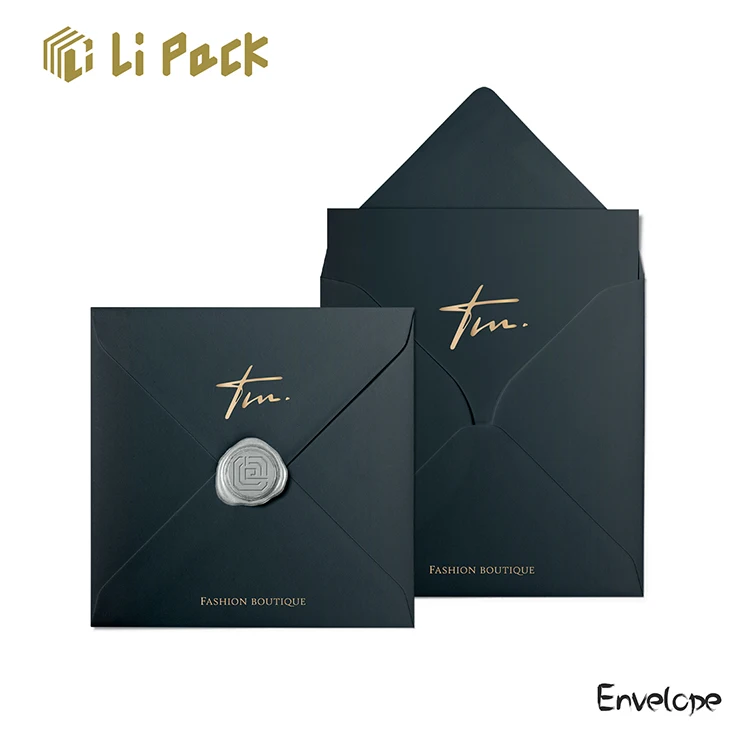 Lipack Logo Luxury Gold Foil Wedding Invitation Card Coated Paper ...