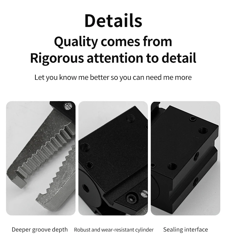 Mini Robotic Grippers - Self-Centering Pneumatic Solutions