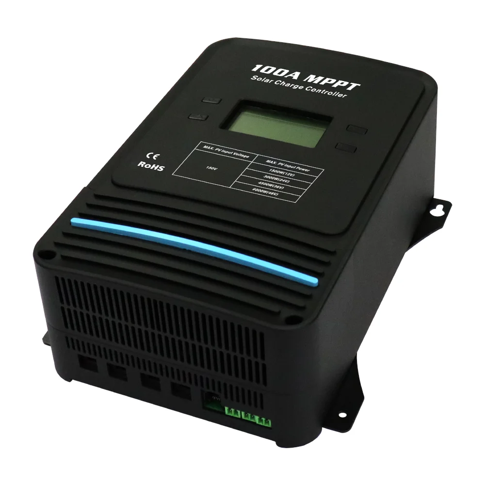 M48100F DC Charge Controller - MPPT Fan Cooling Solar Regulator