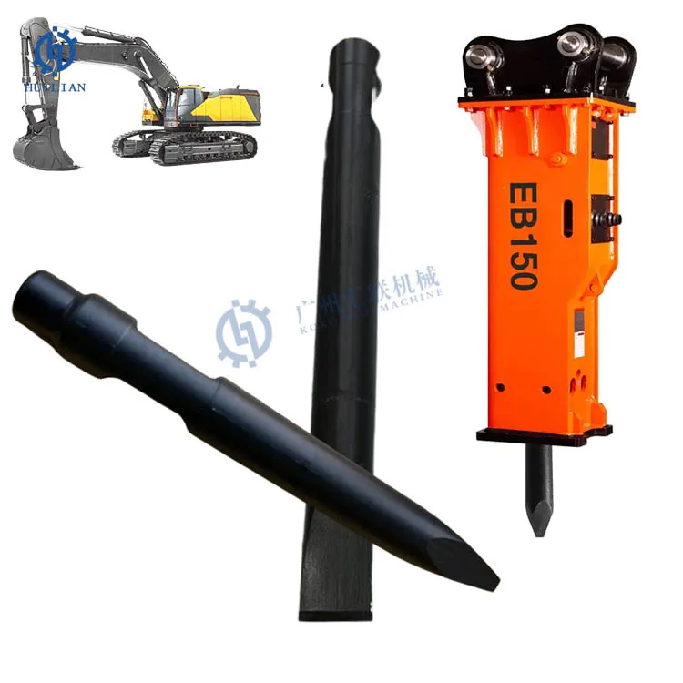 Hydraulic Hammer Chisel For Excavator Breaker Tex200h Tex250h1 Tex400h ...
