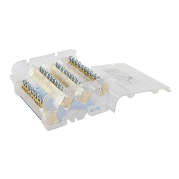 Din Rail Distribution Terminal Block 11 Holes 125a 35 Sqmm Transparent ...