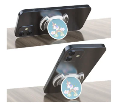 Custom Designs One Hand Sublimation Finger Holder Strap Band Phone Grip ...