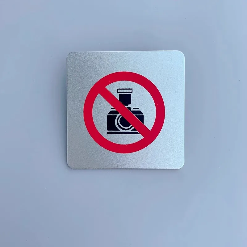 Coffee Shop Signage NO Smoking Sign Plate Custom Printing Warning Sign ...