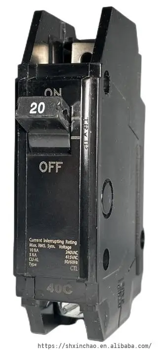 THQC 1 2 3-Pole MCB Circuit Breaker 15 20 30 40 50 60 70 80 100 Amp ...