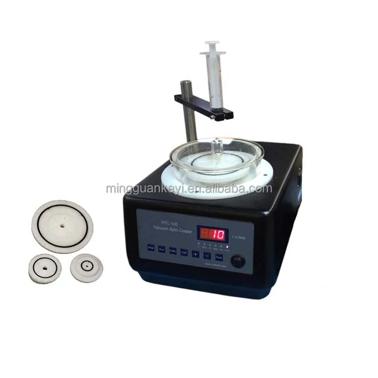 Lab Spin Coater - VTC-100 - 8K RPM Vacuum Coater for Wafers