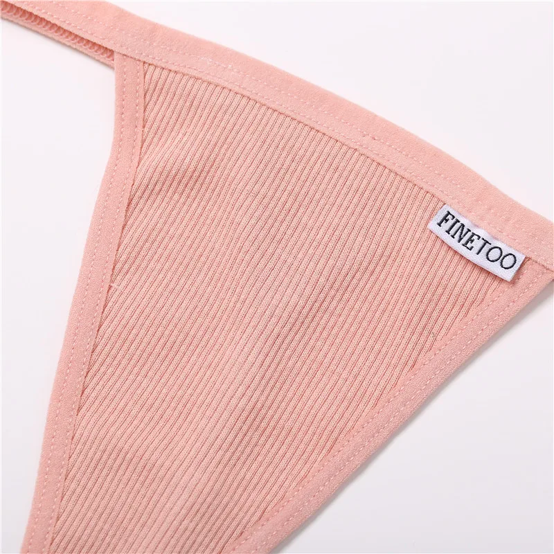 Hot Thong G String Hipster Solid Cotton Thong Low Waist Thong Underwear ...