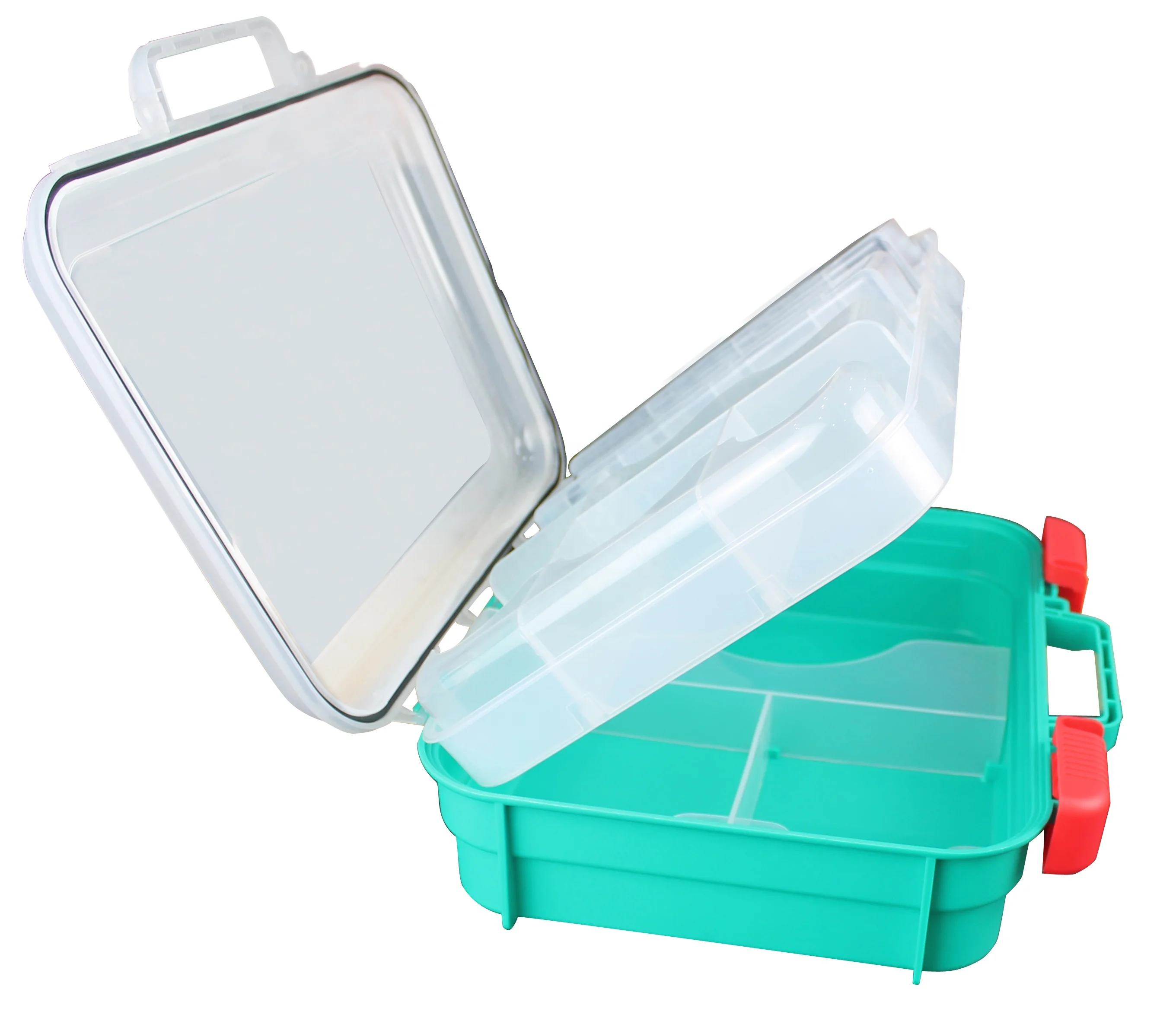 Empty Portable First Aid Box Osha Ansi First Aid Kit Portable 2 Layers ...