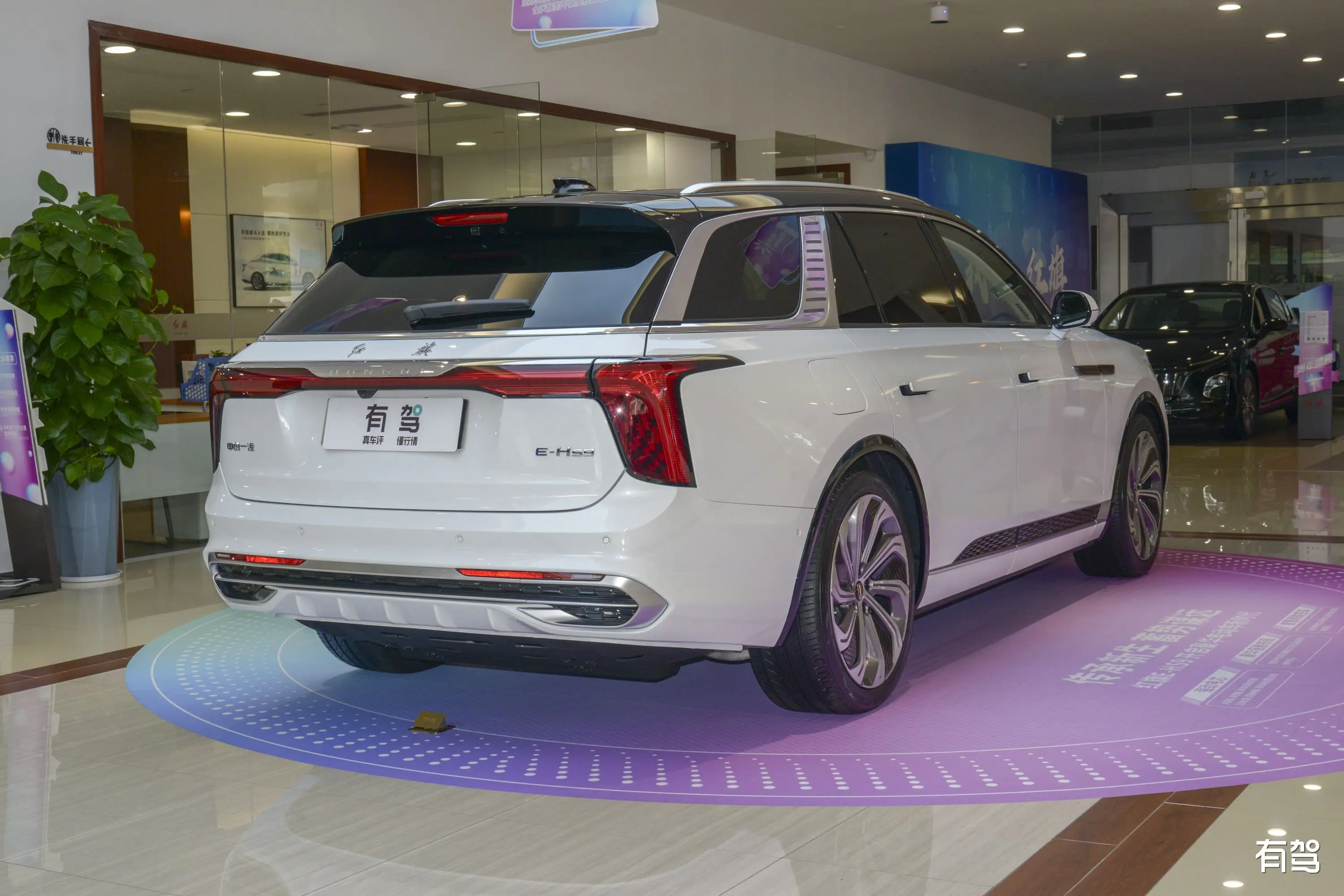 2022 660km Hongqi Ehs9 China's Top New Energy Vehicle Electric Ehs 9 E-hs9 Qixiang Six Seat ...