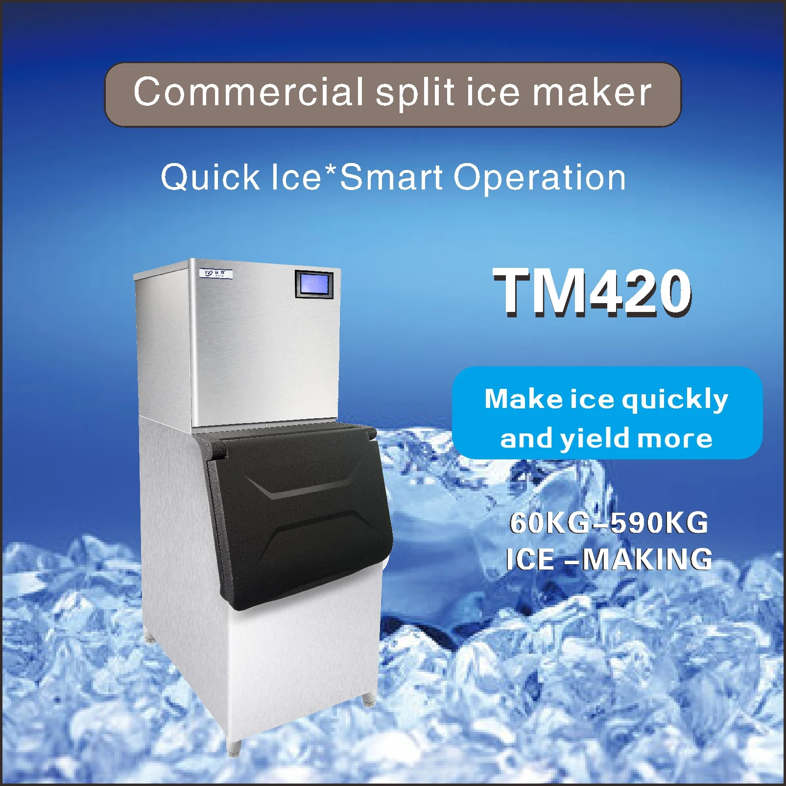 HighEfficiency 200KG 24H Crystal Ice Maker Machine Top Choice for ...