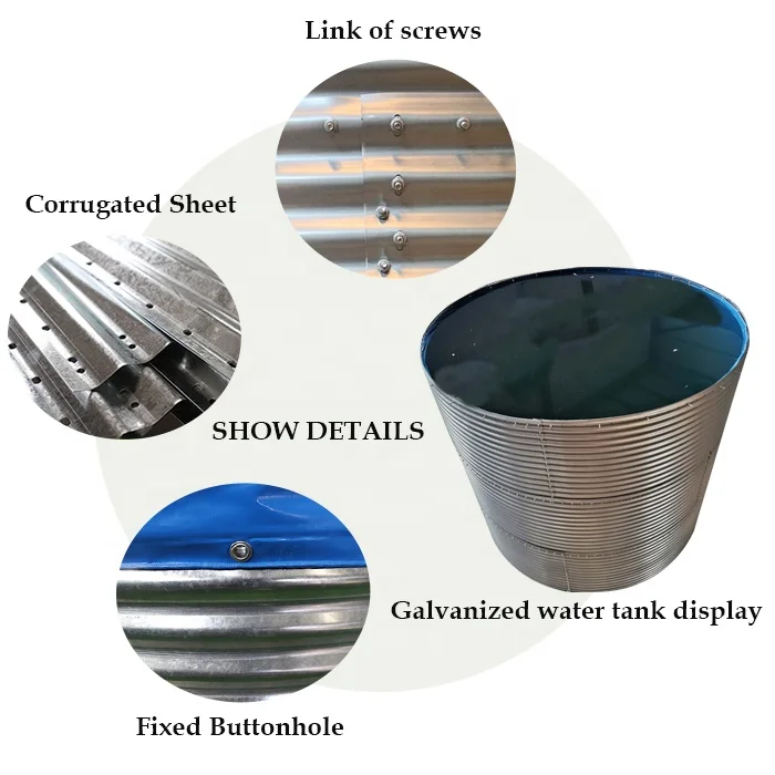 Alibaba.com: 100 M3 round hot dip galvanized steel water tank ...