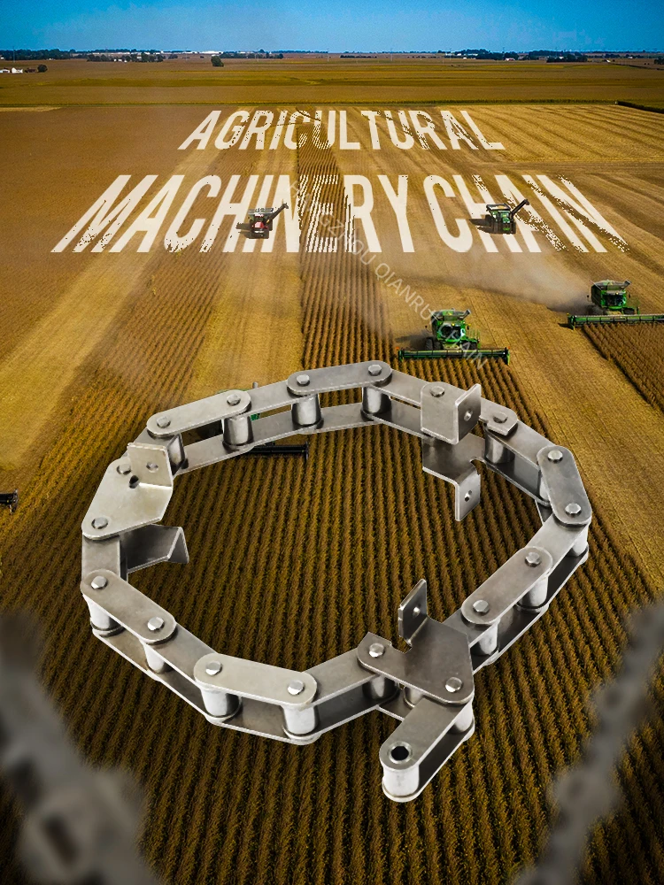 Custom Pitch Bucket Elevator Conveyor Chain With Attachments Best ...