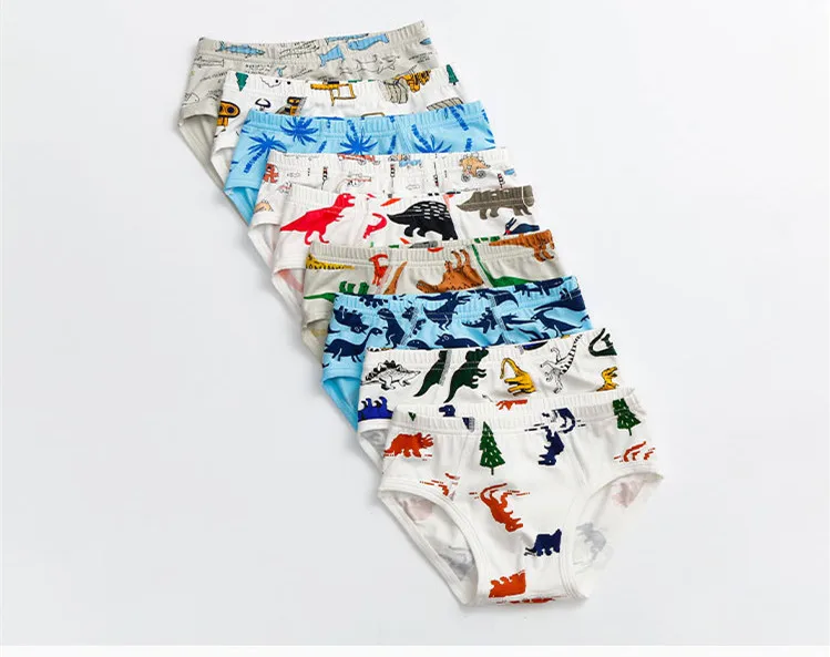 Children Underwear Teenage Boxers Cute Cartoon Printed Panties Kids ...