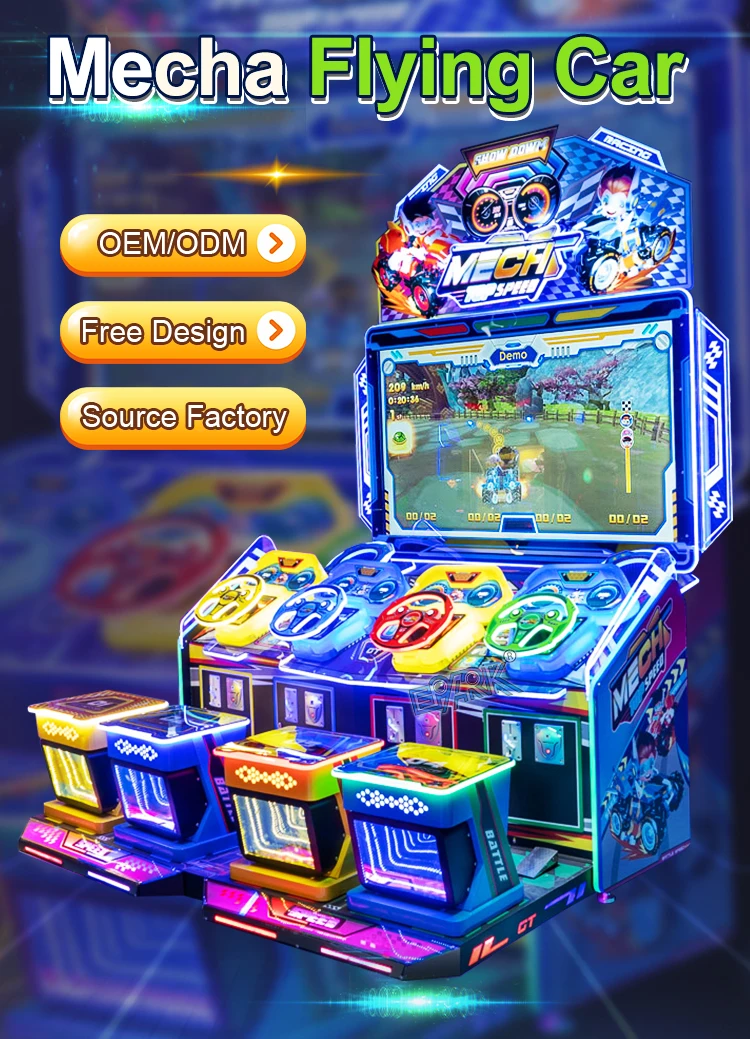 Simulator Arcade Car Racing Game Machine - 4D Race Video