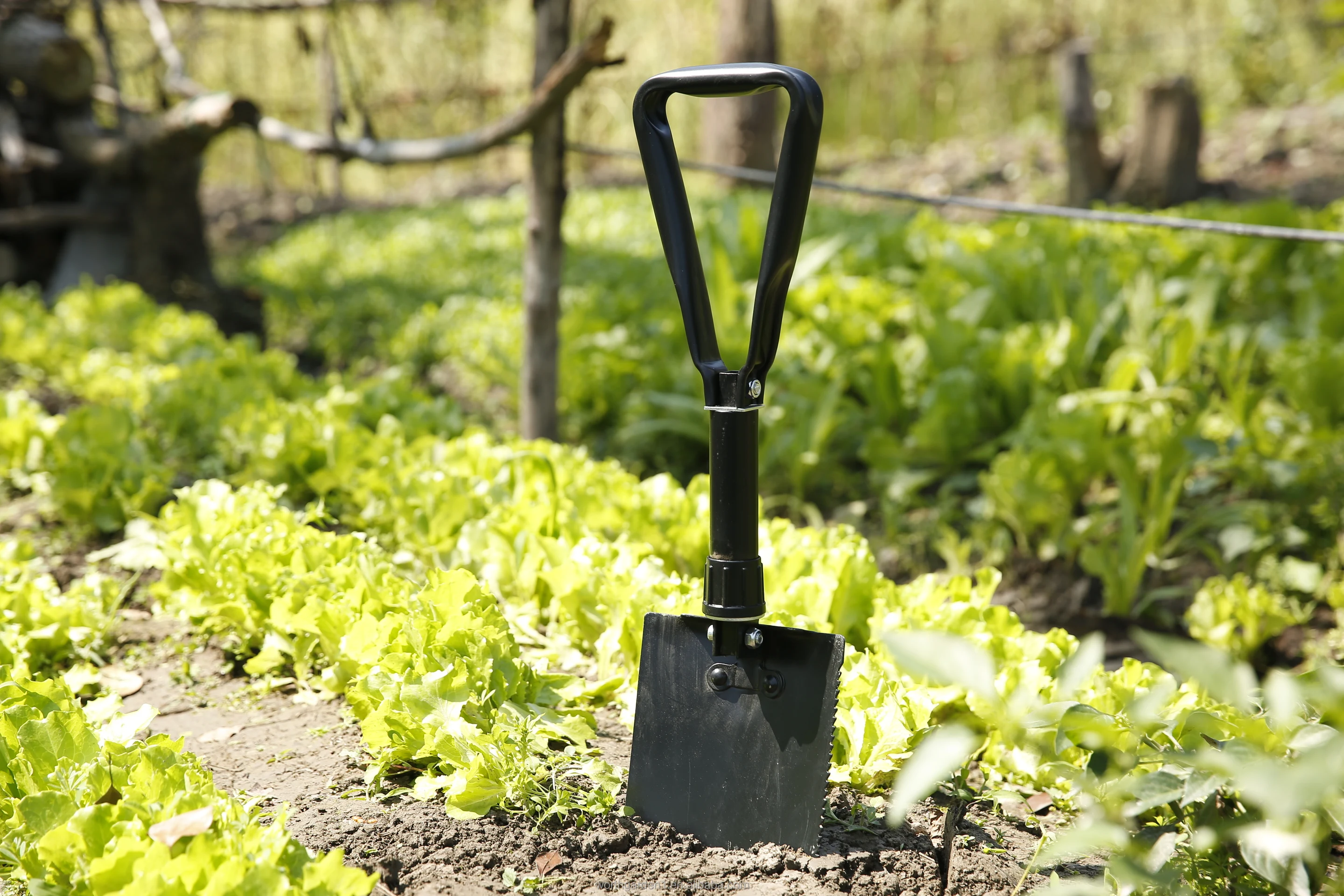 Carbon Steel Foldable Multifunctional Spade Garden Hand Shovel Digging ...