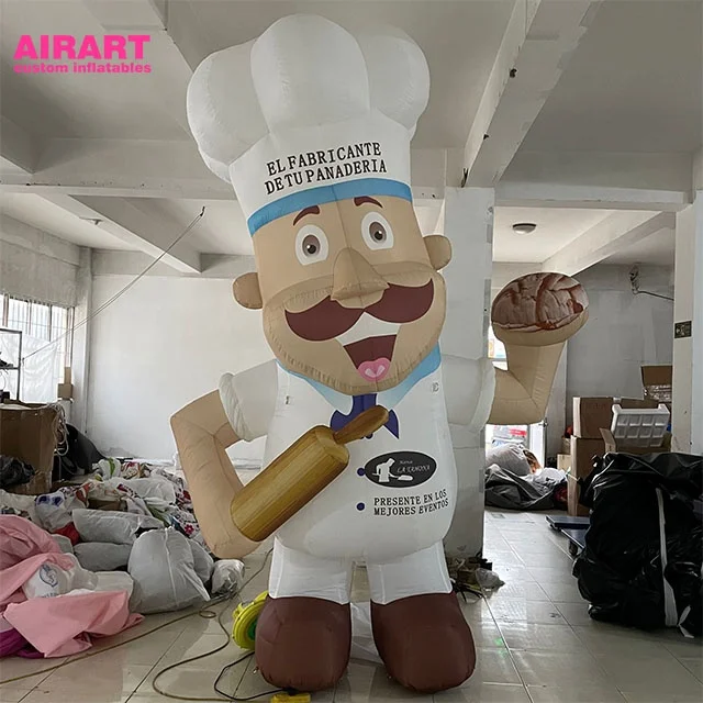 Best Selling Inflatable Pizza Chef Man for Restaurant Advertising ...