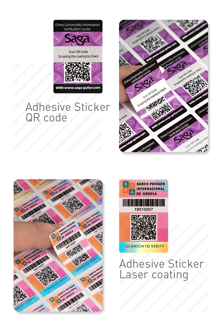 Custom Vinyl Sticker Printing Labels Glossy Transfer Stickers Etiquetas ...