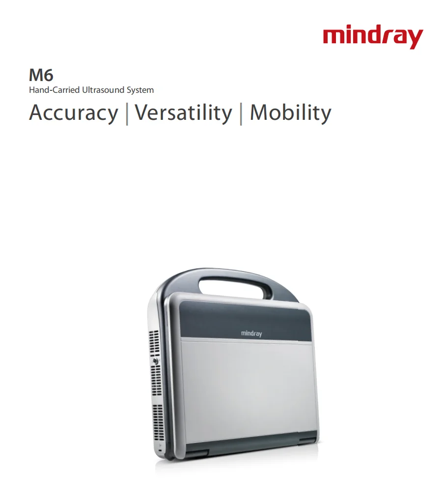 Mindray M6 Ultrasound Machine CW Color Doppler Diagnostic Imaging ...