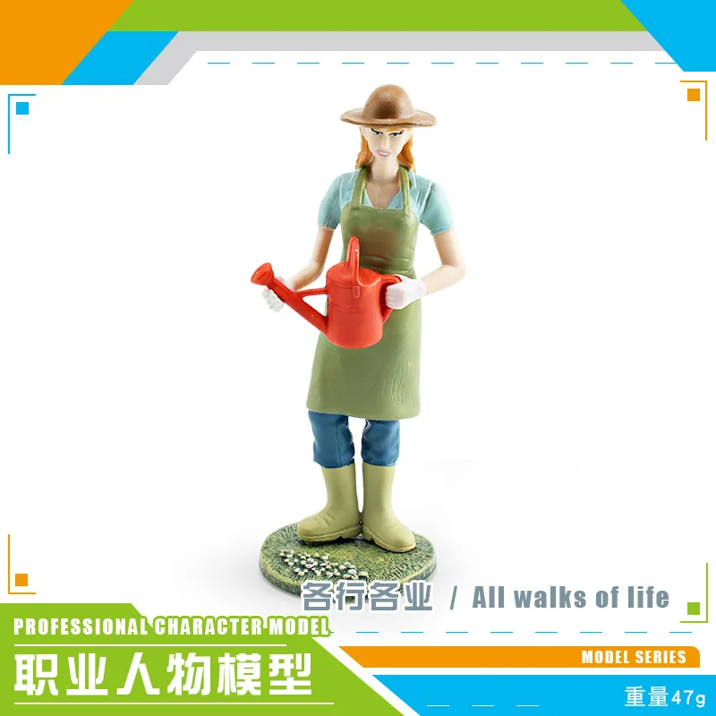 Miniature Teacher, Chef, Doctor & Nurse Action Figures - Ornament, Oem