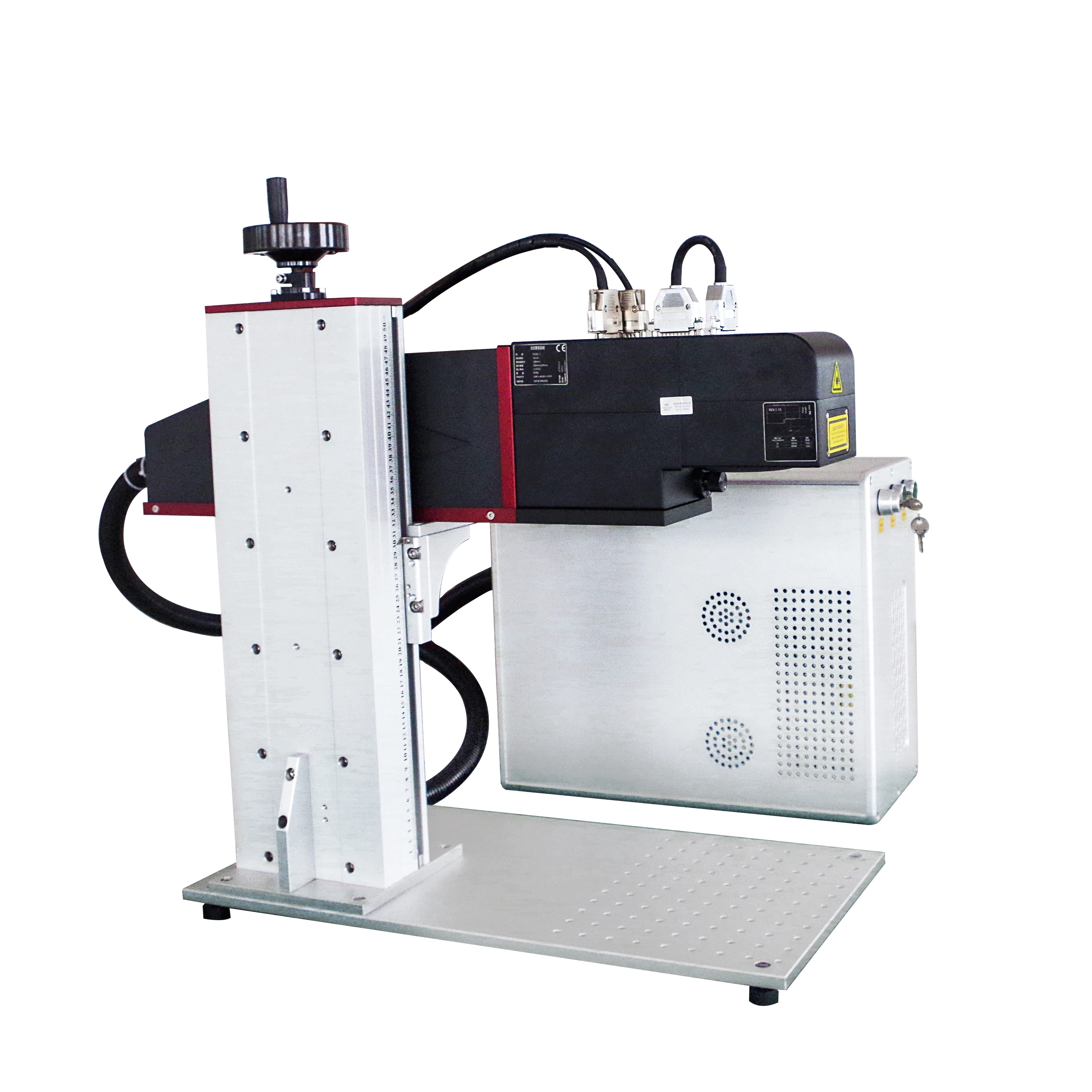 100W Version of 3D Laser Auto Focus Fiber Laser Engraver for Metal Deep ...